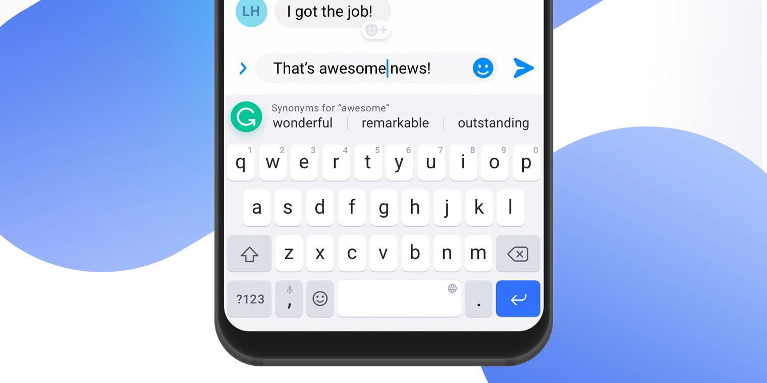 Grammarly keyboard for Android and iOS adds synonyms picker - Top Tech News