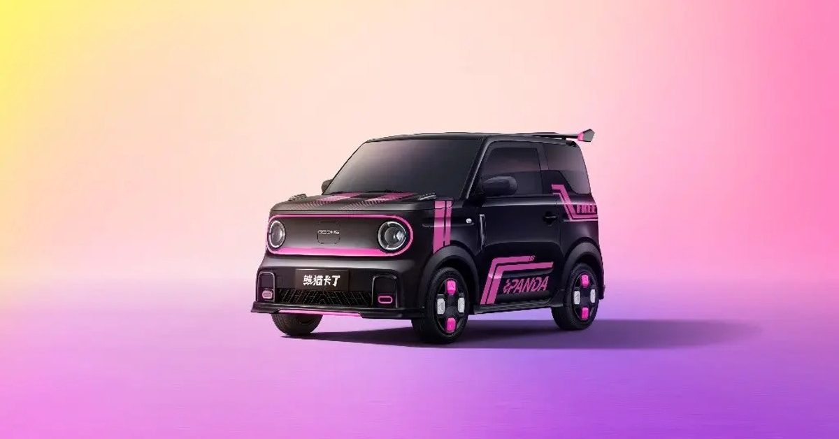 Geely just unveiled the Panda Kart mini EV and it's sporty cute