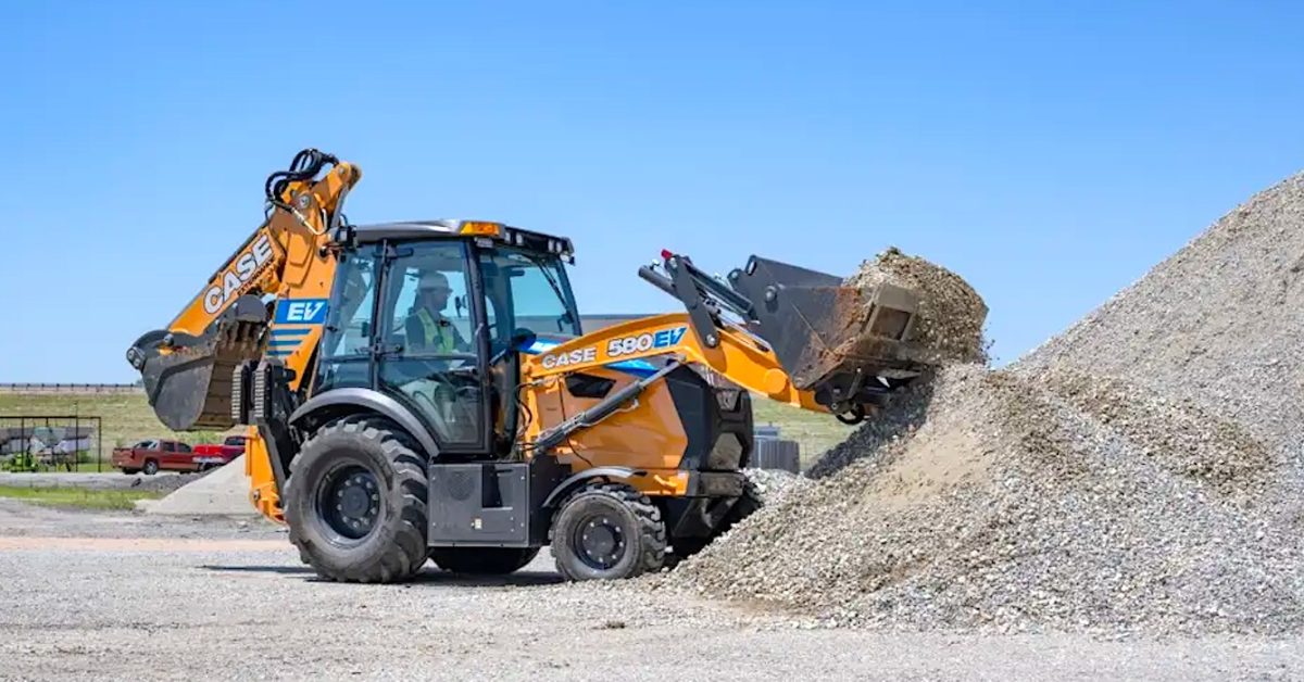 CASE 580EV: Redefining Construction with Electric Power
