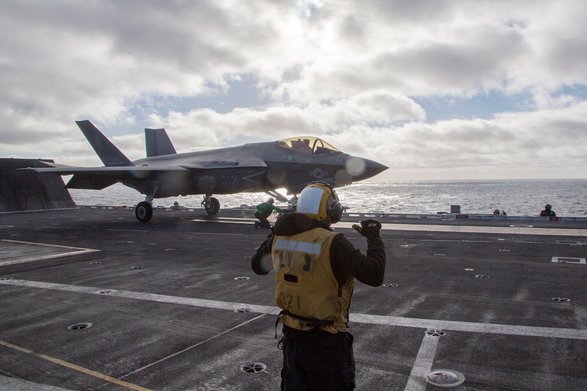 Marine Corps Strikes Houthi Targets with F-35C Fighter